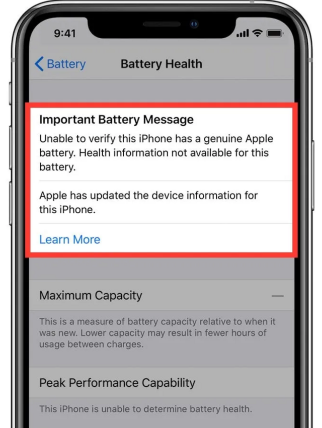 IPhone Unknown Part Message Causes - Repair Wiki