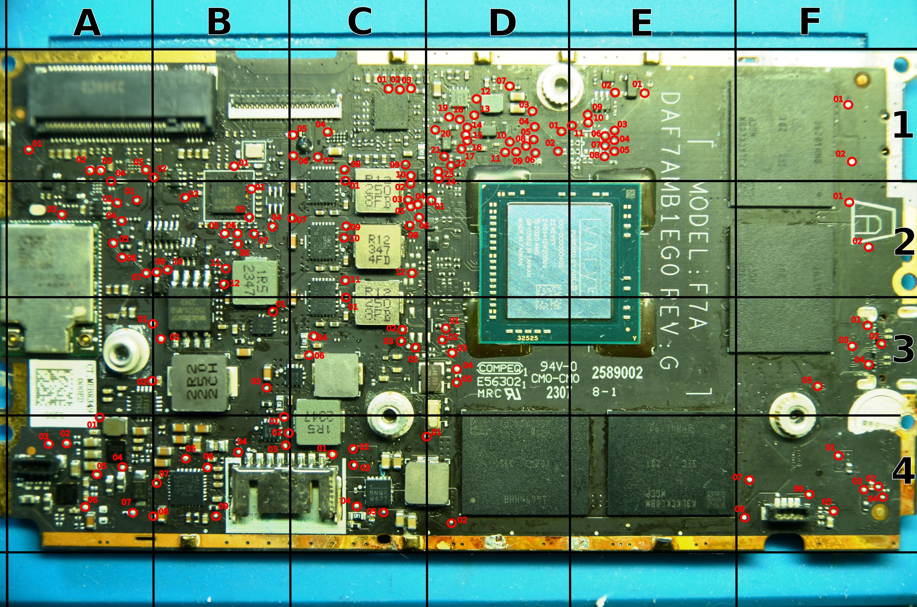 Steam Deck Mainboard Testing Points - Repair Wiki