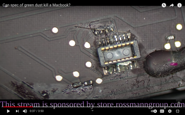 MacBook Air A1466 Not turning on, damaged JTAG connector repair ...